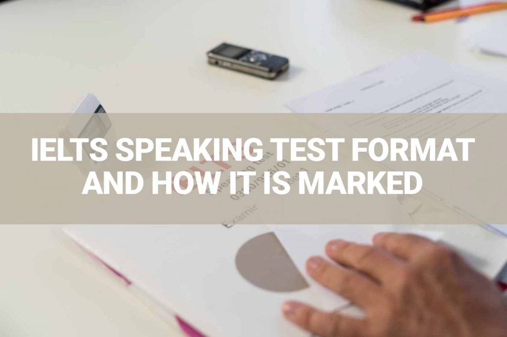IELTS Speaking Test Format and How it is Marked - AIIS